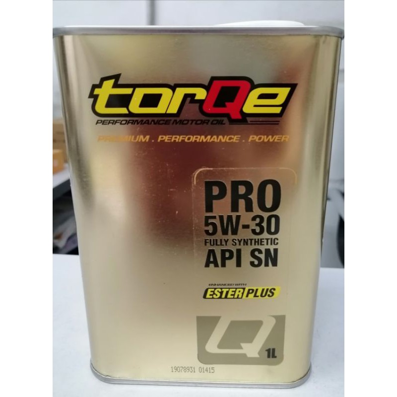 Hi-Rev Engine Oil torQe Pro 5W-30 Fully Synthetic API SN (1 Litre ...