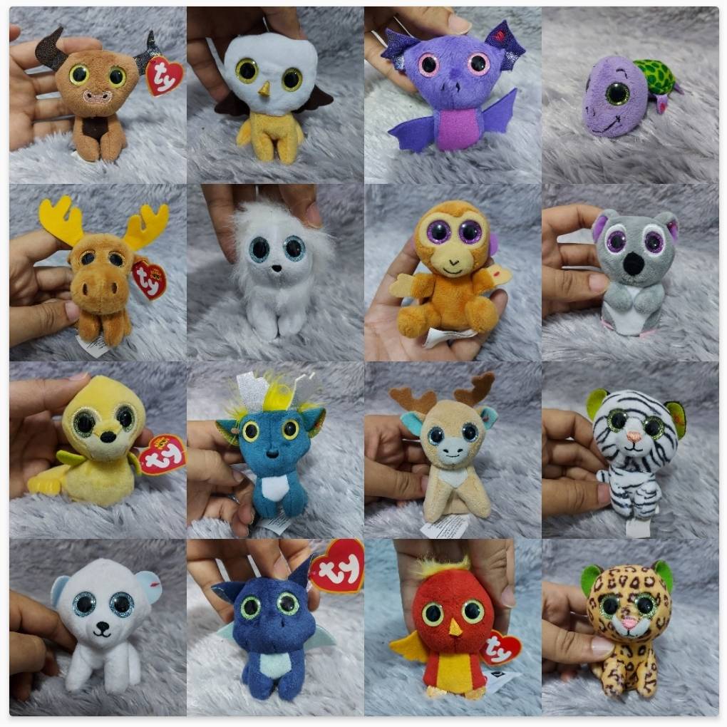 JJ 02-3 Inch Miniature ty Doll happy meal McDonald Set Assorted Designs ...