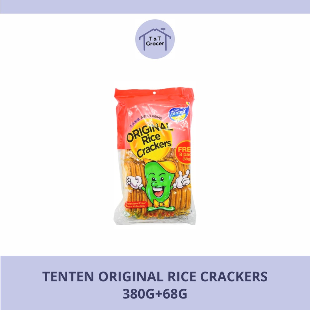 Tenten Original Rice Cracker (380g + 68g) | Shopee Malaysia