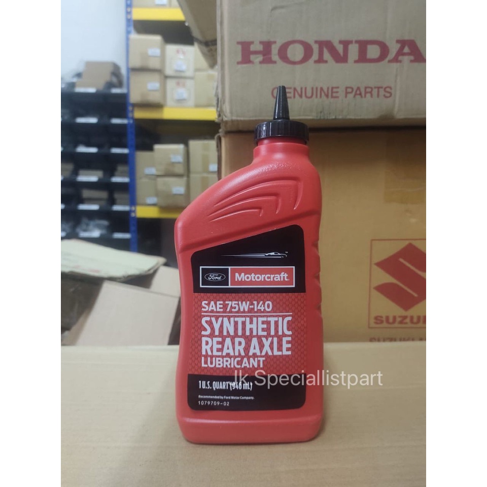 REAR AXLE OIL / GEAR OIL (SAE 75W-140) 1L GENUINE PART (FORD MOTORCRAFR ...