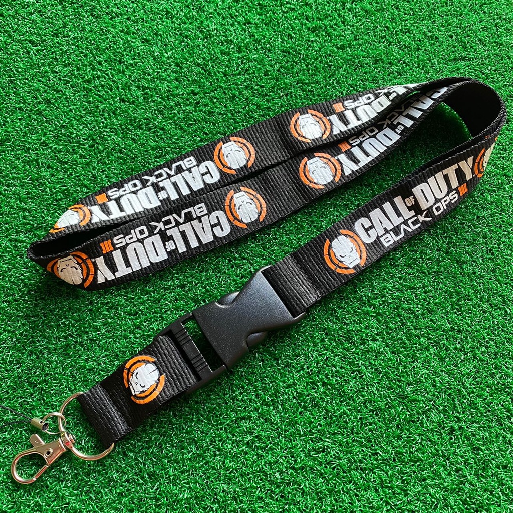 Lanyard Name Tag Gamers Call of Duty Black OPS COD , Counter Strike ...