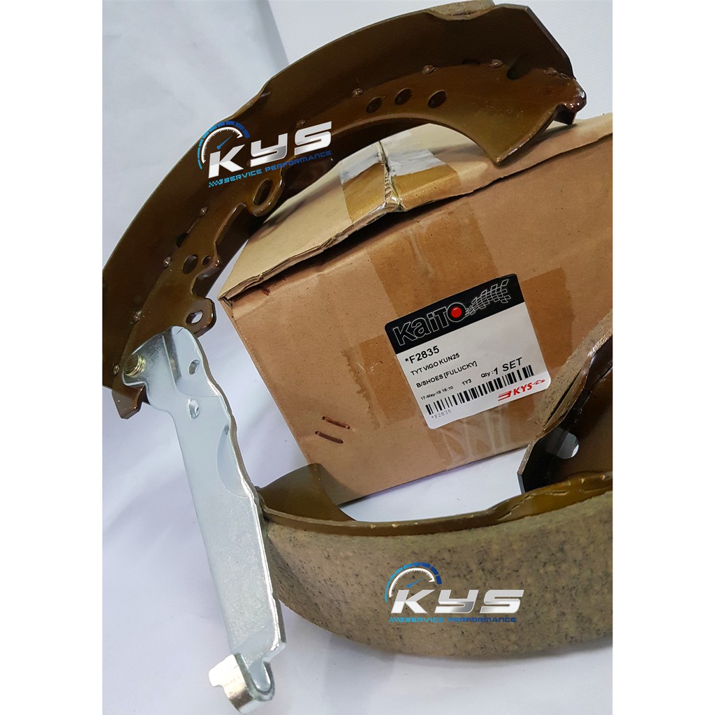 KAITO Malaysia # REAR BRAKE SHOE LINING SET # TOYOTA VIGO 2.5 3.0 KUN25 ...