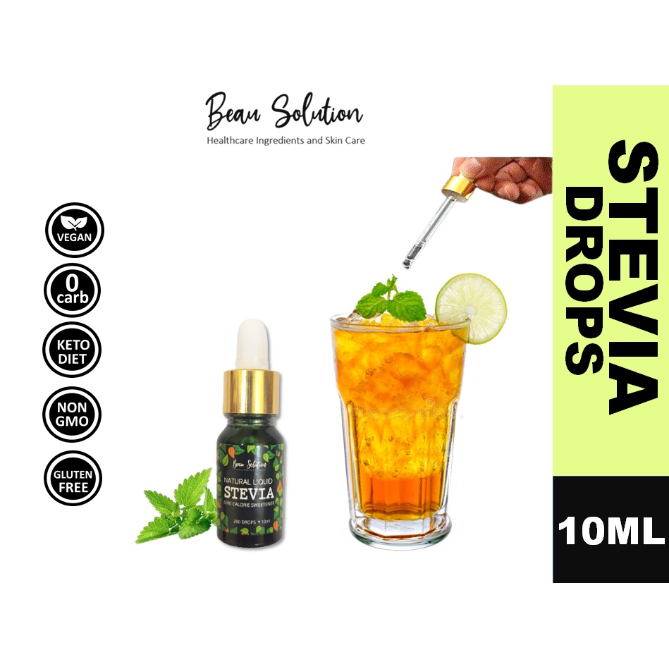 Beau Solution Pure Stevia Drops Sweetener 10ml | Shopee Malaysia