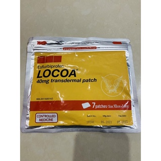 LOCOA 40mg transdermal patch clear stock exp 08/23 | Shopee Malaysia