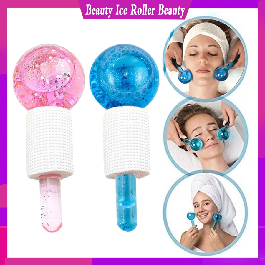 Face Ice Roller Facial Massager Reusable Beauty Ice Roller Facial ...