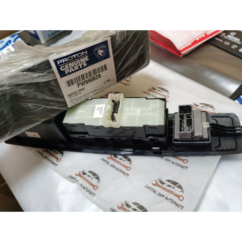 PW950829 PROTON PREVE MAIN SWITCH POWER WINDOW FRONT RIGHT WITH COVER ...