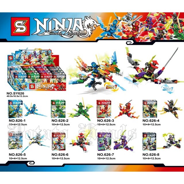 SY NINJAGO DRAGON SERIES MF SY626 (LEGO COMPATIBLE) | Shopee Malaysia