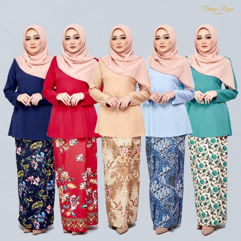 Kurung Mini Riau Mahsuri | Baju Kurung Muslimah | Wuduk & Nursing friendly | Kurung Batik Viral ...