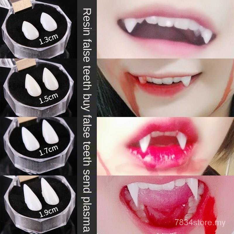 【COD】Vampire Werewolves Fangs Fake Dentures Vampire Teeth Halloween ...
