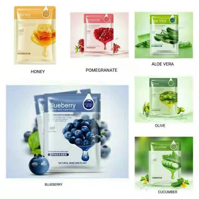 ROREC Natural Moisture Face Mask Facial Mask Beauty 1pc | Shopee Malaysia