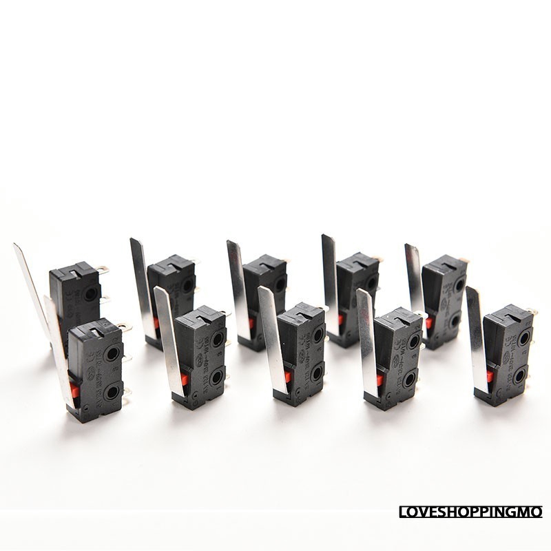 LOVESHOPPINGMO 10PCS Tact Switch KW11-3Z 5A 250V Microswitch 3PIN Buckle | Shopee Malaysia