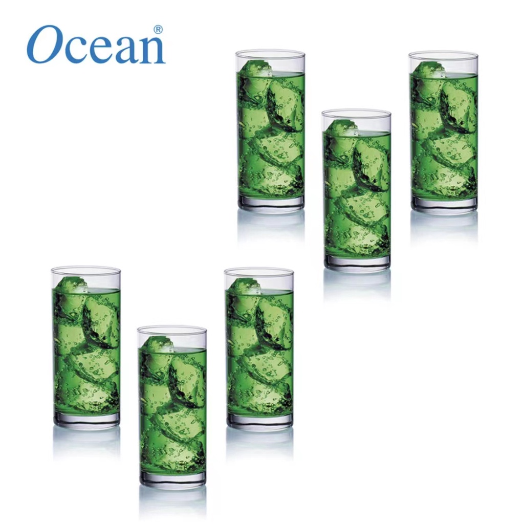 (6pcs)380ML/B01913 Ocean Fine Series Long Drink Juice Glass Water ...