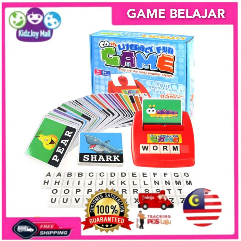 🔥READY POS🔥 Mari Belajar Mengeja Learn Spelling Game Kids English ...