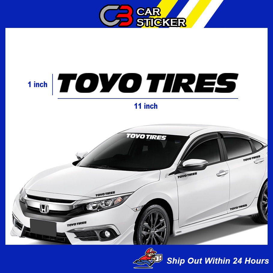 TOYO TIRES CAR STICKER / CS717 | Shopee Malaysia