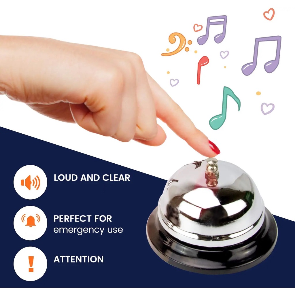 Bell Service Bell for Hotels, Schools, Restaurants, Reception Areas ...