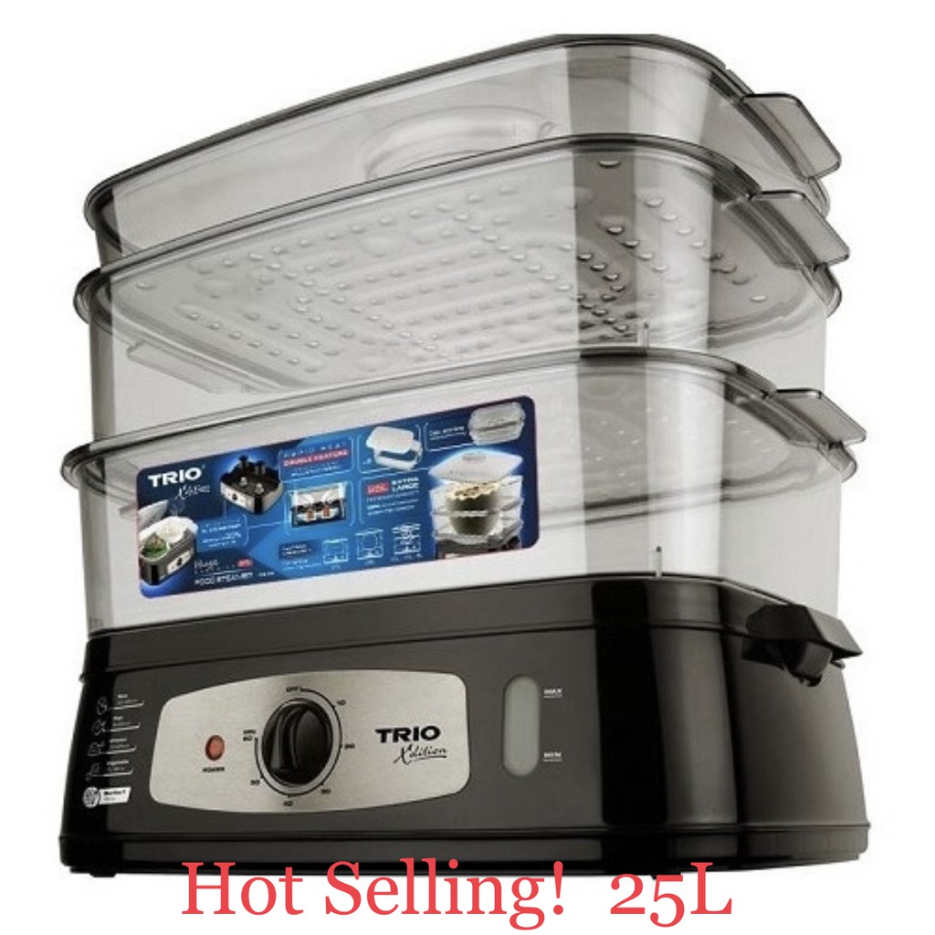 TRIO Food Steamer TFS-28 (25L) Periuk Pengukus Besar Flexible Assembly ...