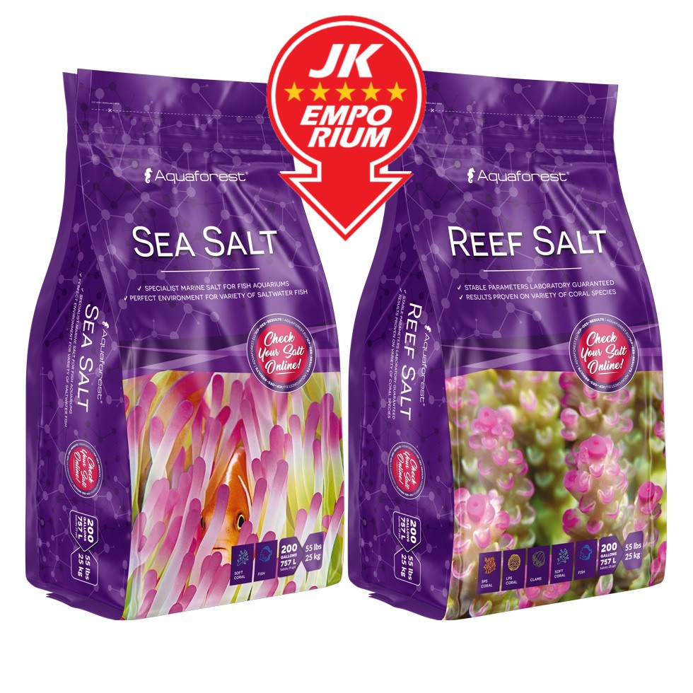 25kg Aquaforest Sea Salt Reef Salt Mix For Marine Saltwater Salt Water ...