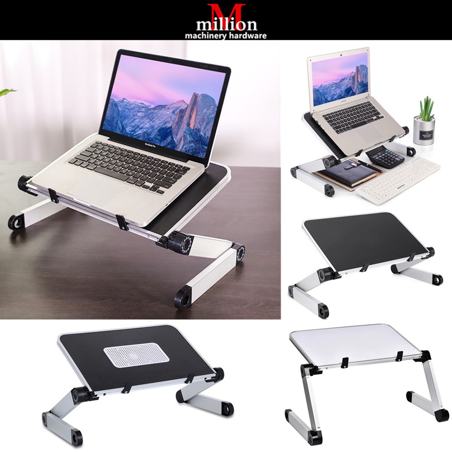 Aluminium Alloy Laptop Portable Foldable Adjustable Laptop Desk Table ...