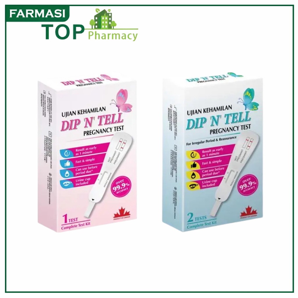 DIP N TELL PREGNANCY TEST 1'S / 2'S | Shopee Malaysia