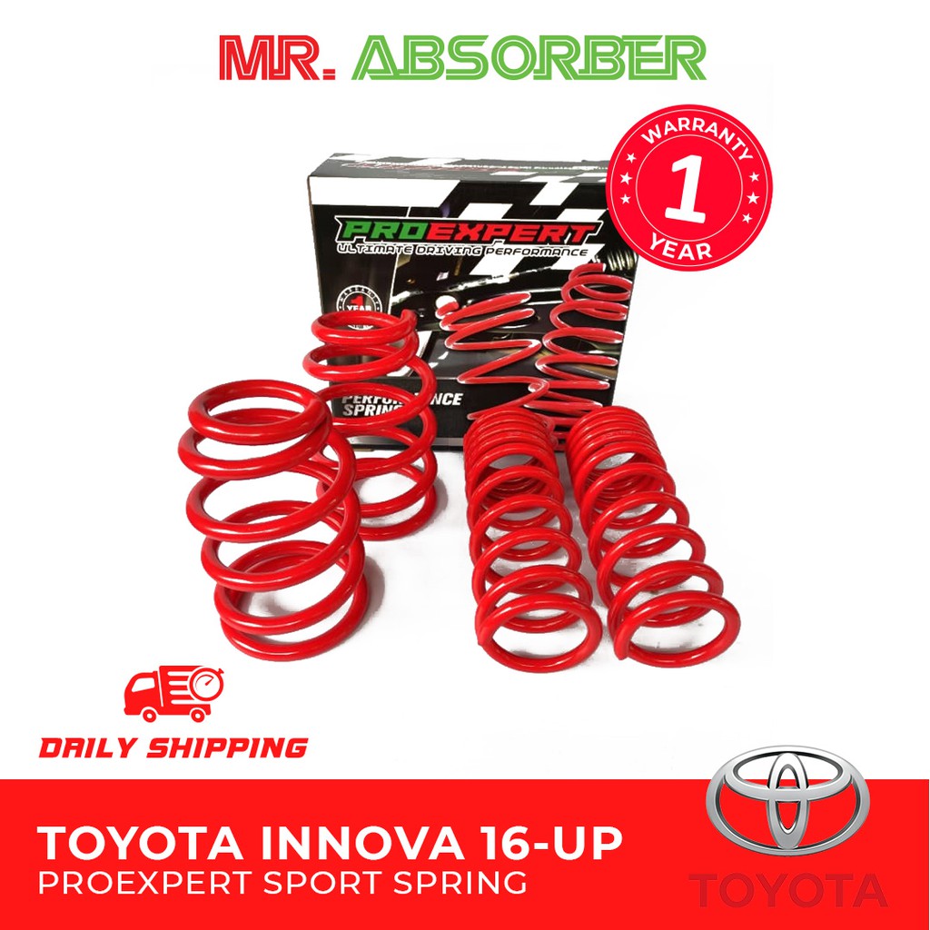 TOYOTA INNOVA 05-15 PROEXPERT LOWERED SPORT SPRING | Shopee Malaysia