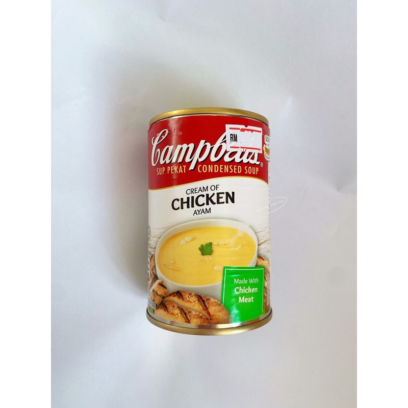 Campbell’s cream of Chicken Sup Pekat condensed soup 300g | Shopee Malaysia
