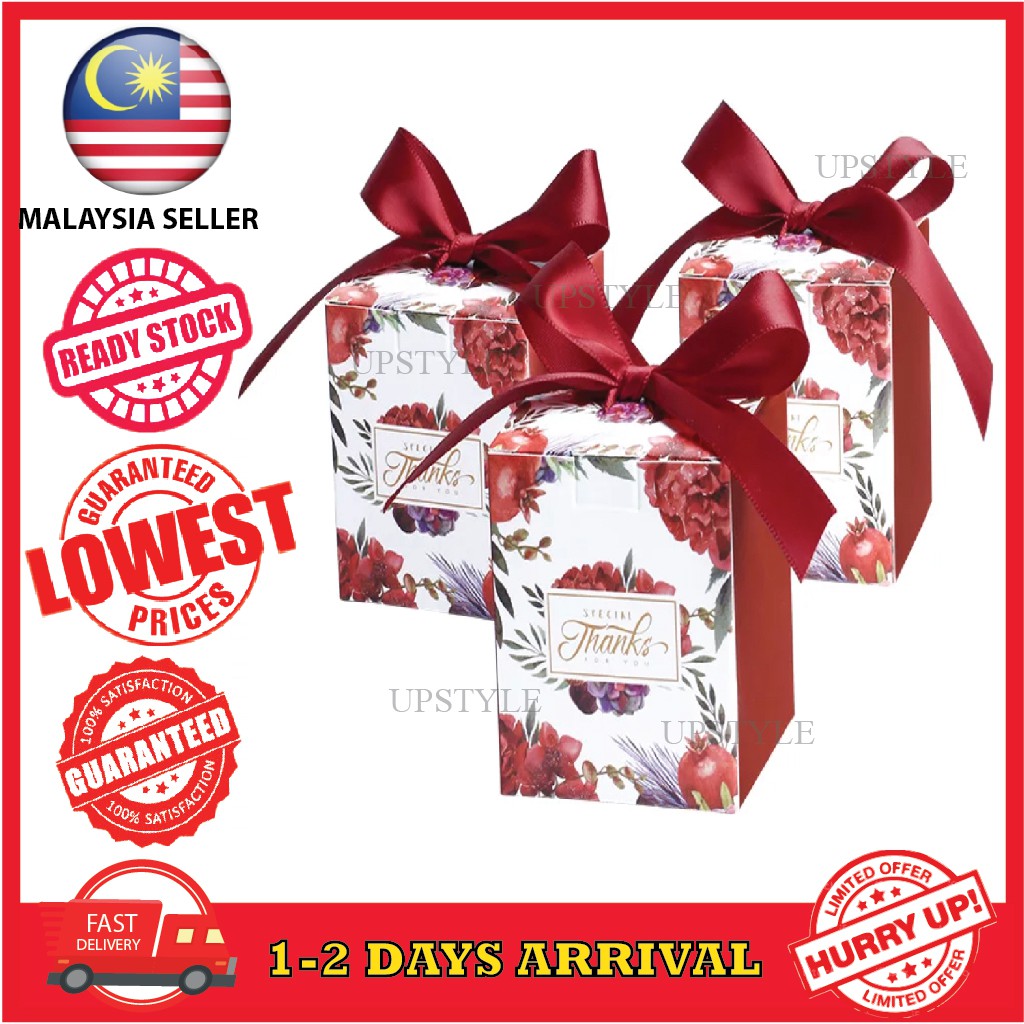 [1pack 10pcs] Kotak Doorgift Kertas Goodies Box Kotak Goodies Kotak ...