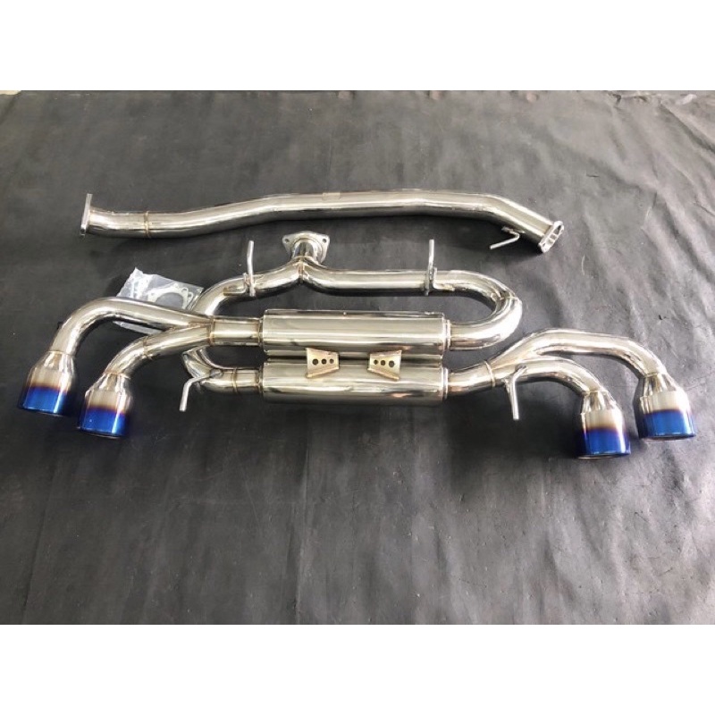 OBX NISSAN GTR GT-R35 2008-2020 80mm Center Pipe & Catback Exhaust ...