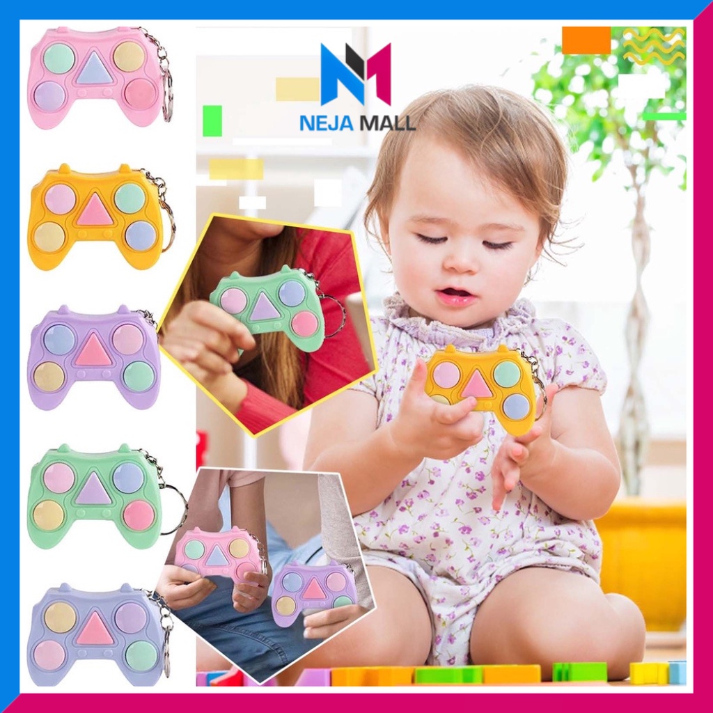 NEJA Ready Stock Mini Memory Game Handle Cute Keychain Children ...