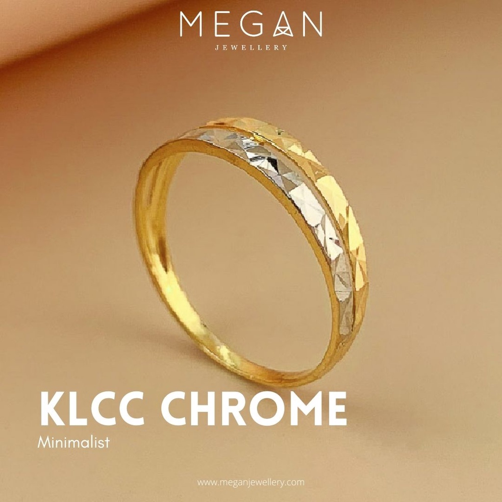 Megan Jewellery Minimalist Rings Collection 2 Emas 916 | Shopee Malaysia