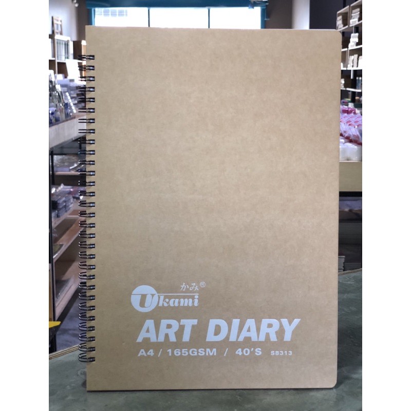 A4 UKAMI Art Diary 165gsm/40’s (S-8313) | Shopee Malaysia