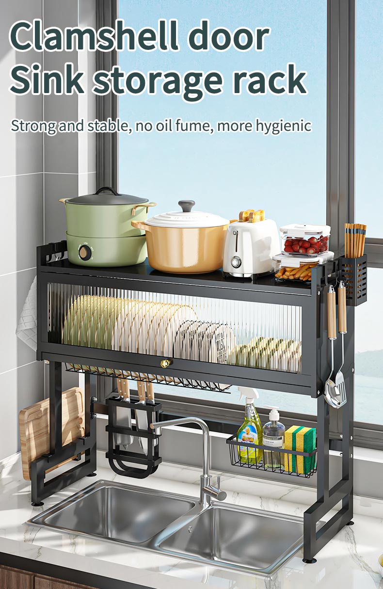 Kitchen Rack Dish Rack Rak Dapur Rak Pinggan With Cabinet Rak Sinki ...