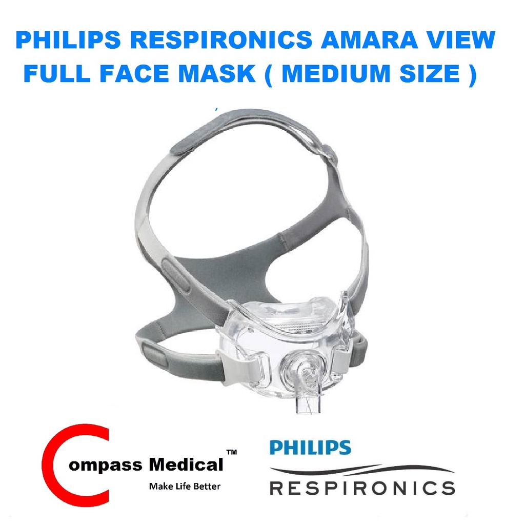 Philips Respironics Amara View Full Face Mask ( Medium ) - Original ...