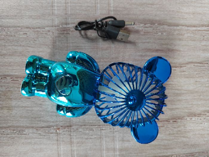 Rechargeable Battery Hand Fan Bear Brick Merchandise Bearbrick Fan 2022 ...