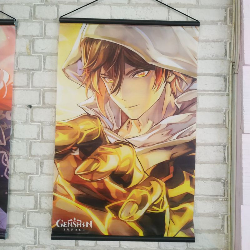 Genshin impact cloth POSTER zhongli [nori.little] | Shopee Malaysia