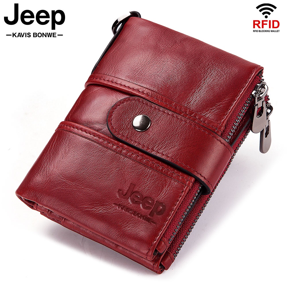 HUMERPAUL Wallet For Men Free Engraving Genuine Leather RFID Men ...