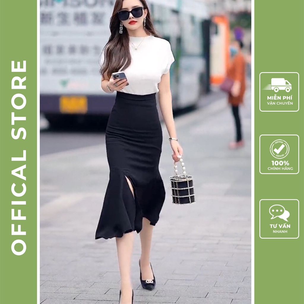 High Quality 4-Way Stretch Long Fishtail Skirt, Well Tailored, Super ...