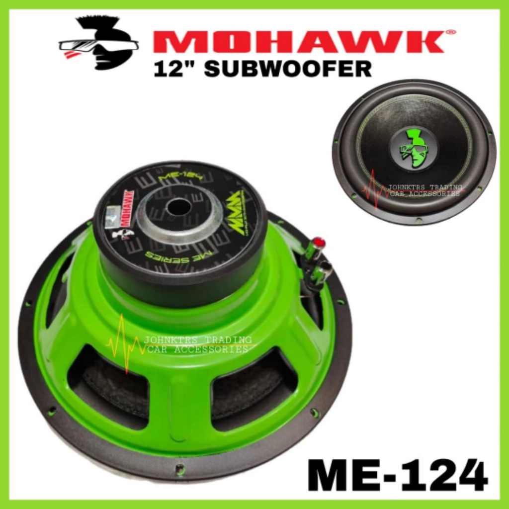 MOHAWK SUBWOOFER 12 INCH (1pc) SINGLE MAGNET SINGLE COIL | Shopee Malaysia