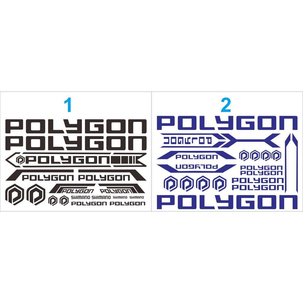 Cutting sticker/ polygon bike sticker | Shopee Malaysia