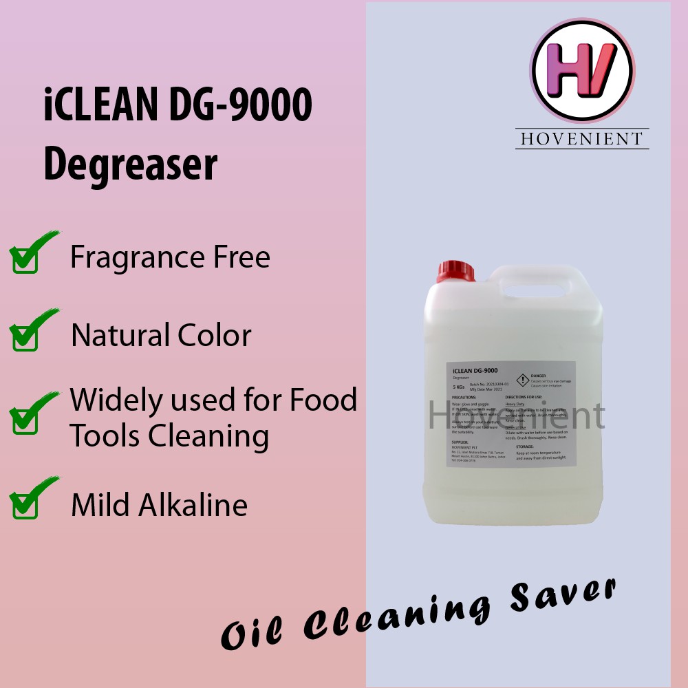 iCLEAN DG-9000: Alkaline Degreaser 4L | Shopee Malaysia