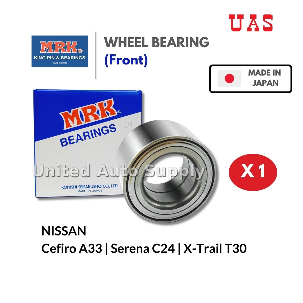 Front Wheel Bearing for NISSAN Cefiro A33 Serena C24 X-Trail T30 AU0908 ...
