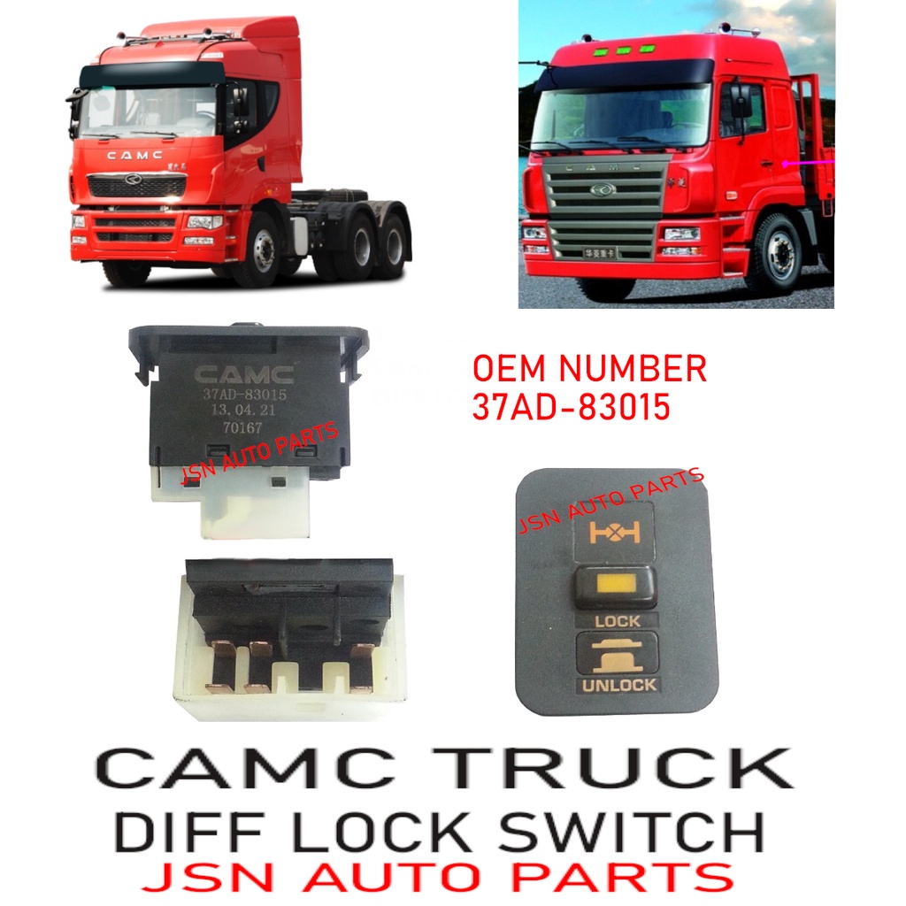 DIFF LOCK SWITCH CAMC TRUCK 350 4X4 6PIN 37AD-83015 | Shopee Malaysia