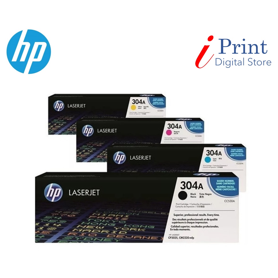 HP 304A / CC530A / CC531A / CC532A / CC533A Toner Cartridge (Original ...