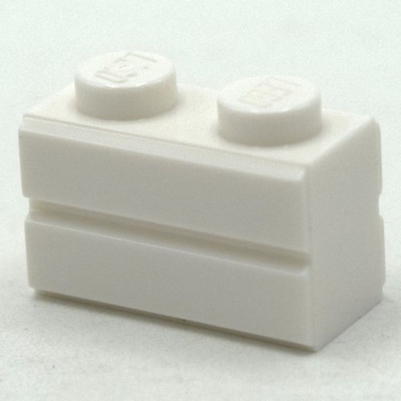 Lego parts 98283 brick modified 1 x 2 masonry profile assorted colours ...