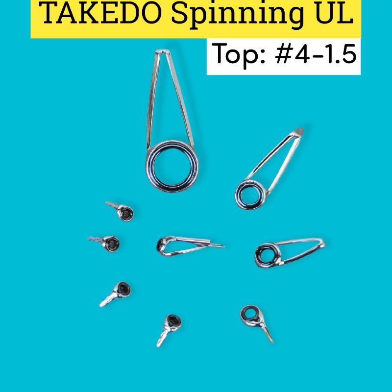 Ring guide takedo UL spinning. Set Of 9pcs | Shopee Malaysia