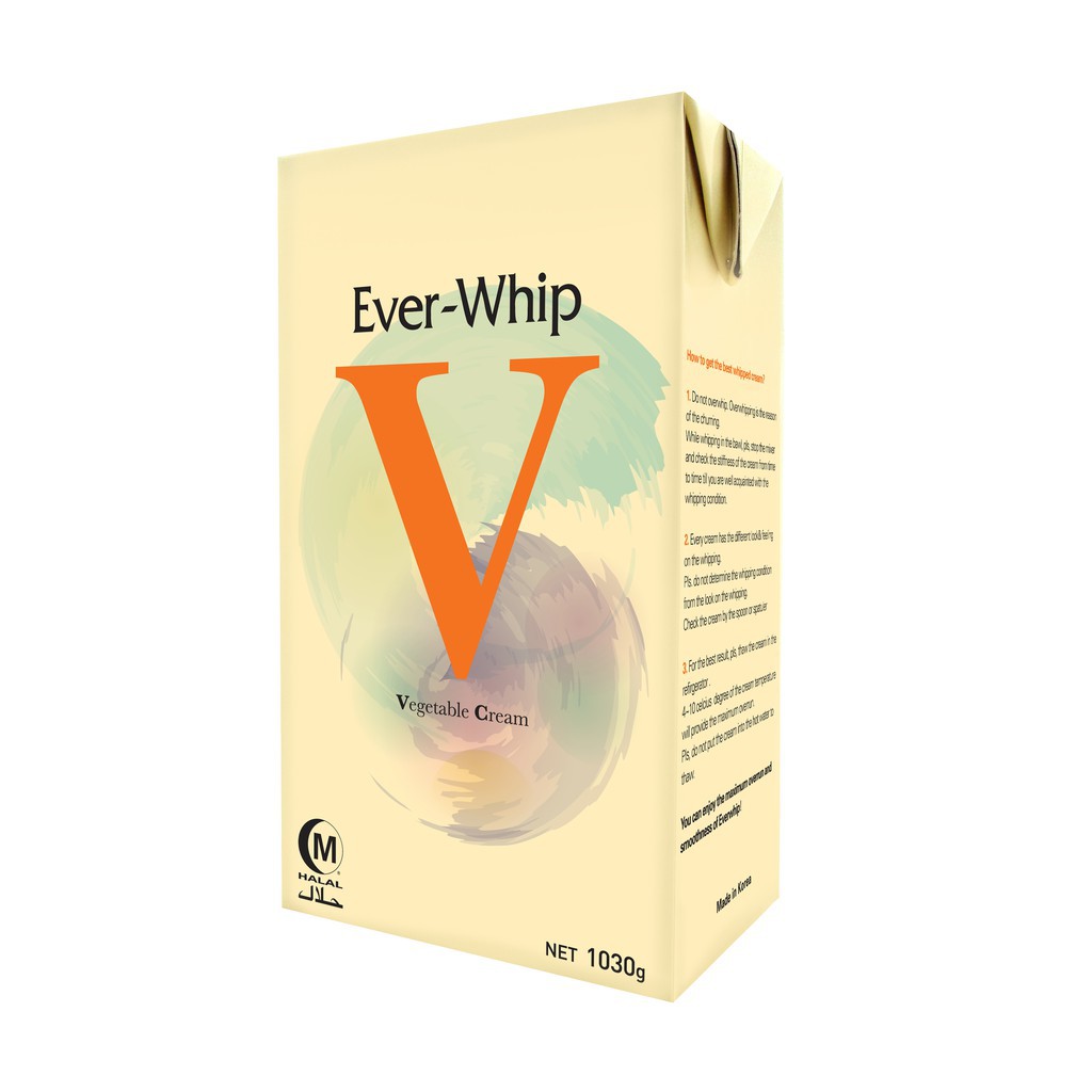 EVER WHIP 'V' 1030G ( NON DAIRY FRESH CREAM) | Shopee Malaysia