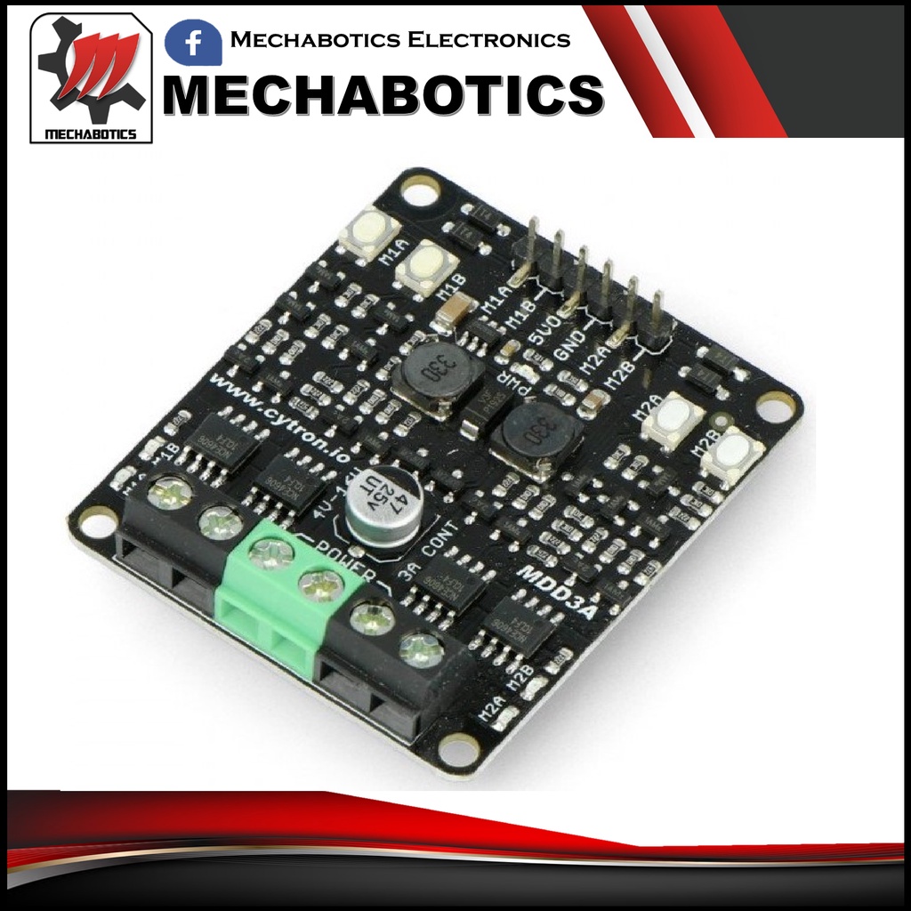 Cytron Motor Driver MDD3A 2 Channels 3Amp 4V to 16V DC | Shopee Malaysia