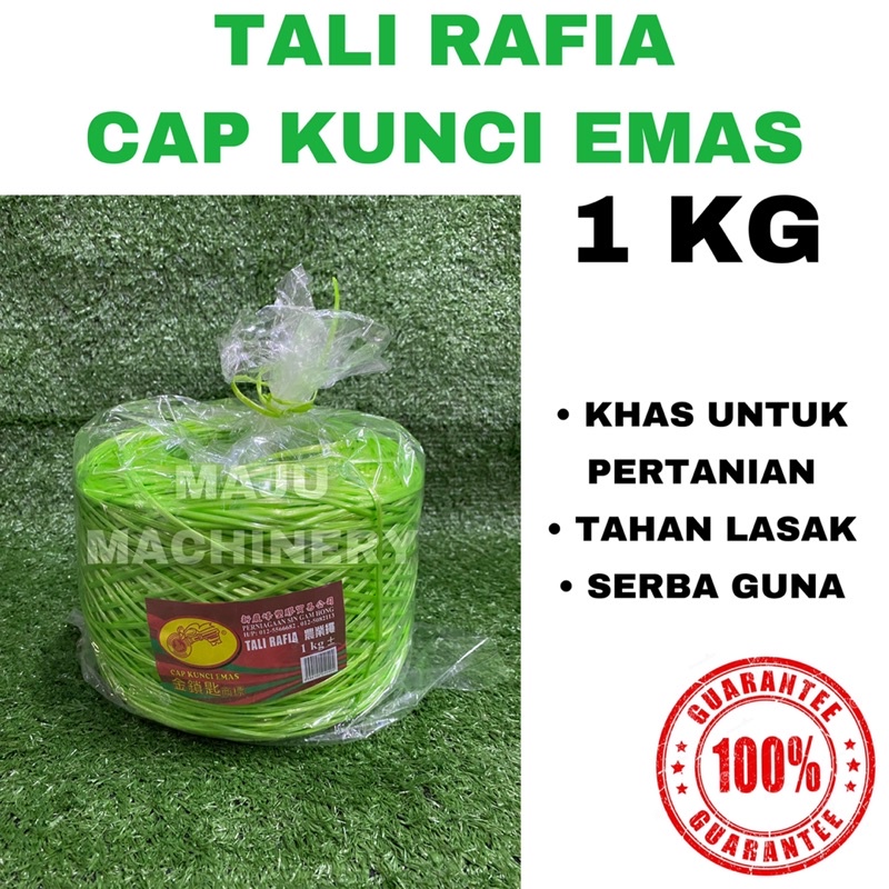 Tali Rafia Cap Kunci Emas 1KG(KHAS UNTUK PERTANIAN) | Shopee Malaysia
