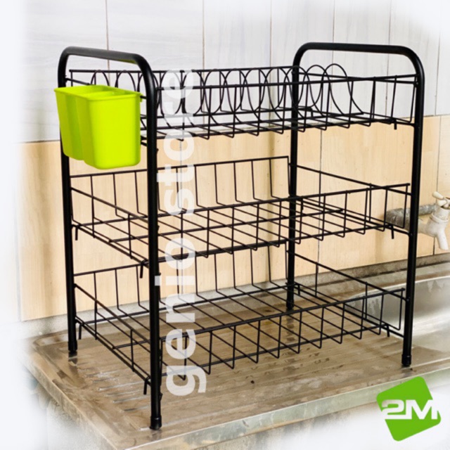 Rak Pinggan 3 Tingkat/ 3 Layer Dish Rack 2M 7713b+c | Shopee Malaysia