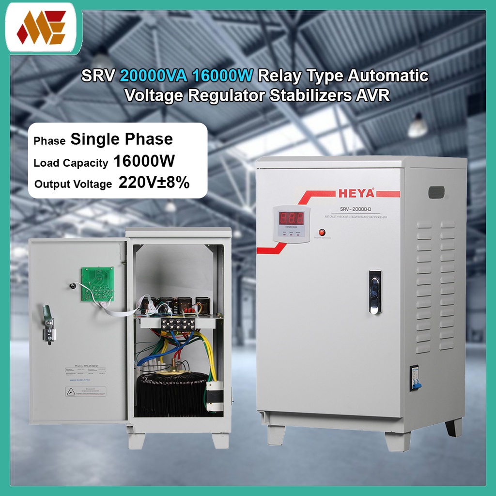 AVR 20KVA 16000W 220V 50Hz/60Hz Frequency Relay Control Automatic ...