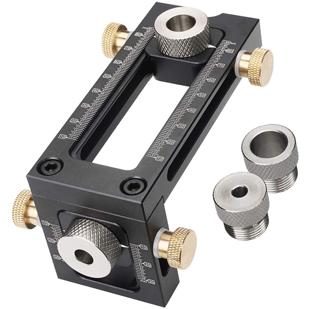 Cross Dowel Jig Woodworking 2 in 1 Drill Puncher Locator Cross Oblique ...